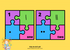 Number Match Puzzle – Printable Activity for Kids - Kids Art & Craft