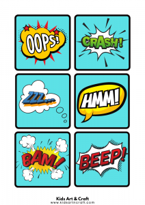 Onomatopoeia Flashcards For Kids- Free Printable - Kids Art & Craft