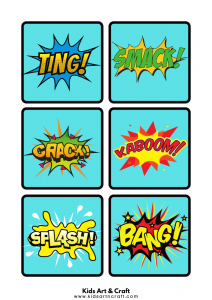 Onomatopoeia Flashcards For Kids- Free Printable - Kids Art & Craft