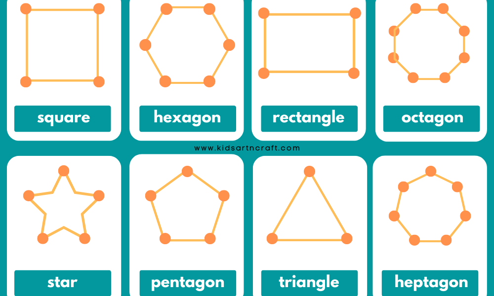 Shapes Flashcards for Kindergarten – Free Printable Worksheet - Kids ...
