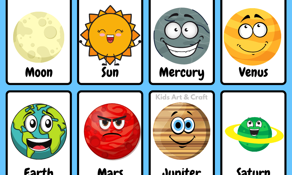 Printable Solar System Flash Cards
