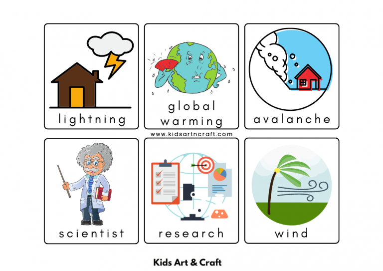 Types of Disasters Flashcards – Printable Matching Activities for Kids ...