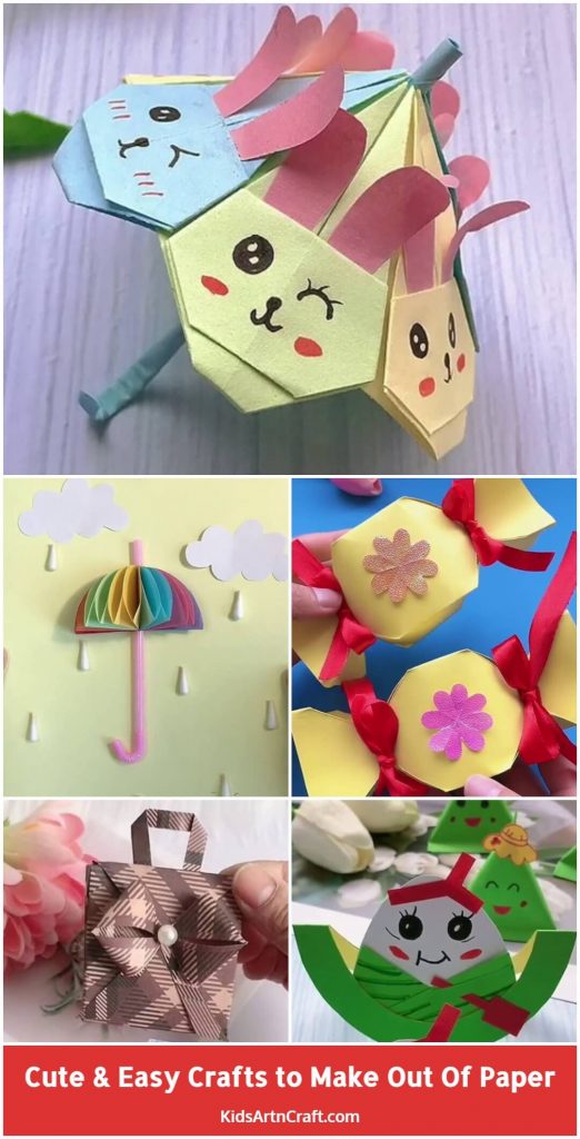 Cute Easy Crafts To Make Out Of Paper Kids Art Craft