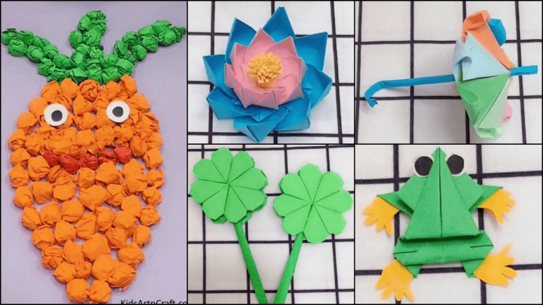Paper Art and Craft Ideas for Kids to Make with Parents - Kids Art & Craft