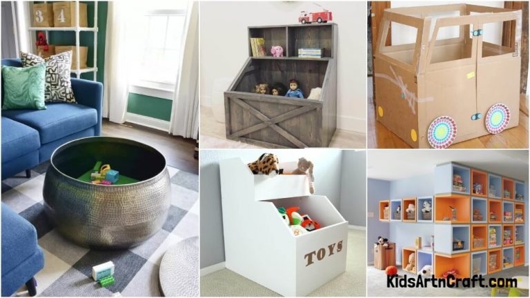 Toy Storage Ideas for Big Toys - Kids Art & Craft