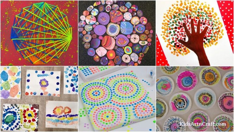 Amazing Art Projects Inspired by “The Dot” - Kids Art & Craft
