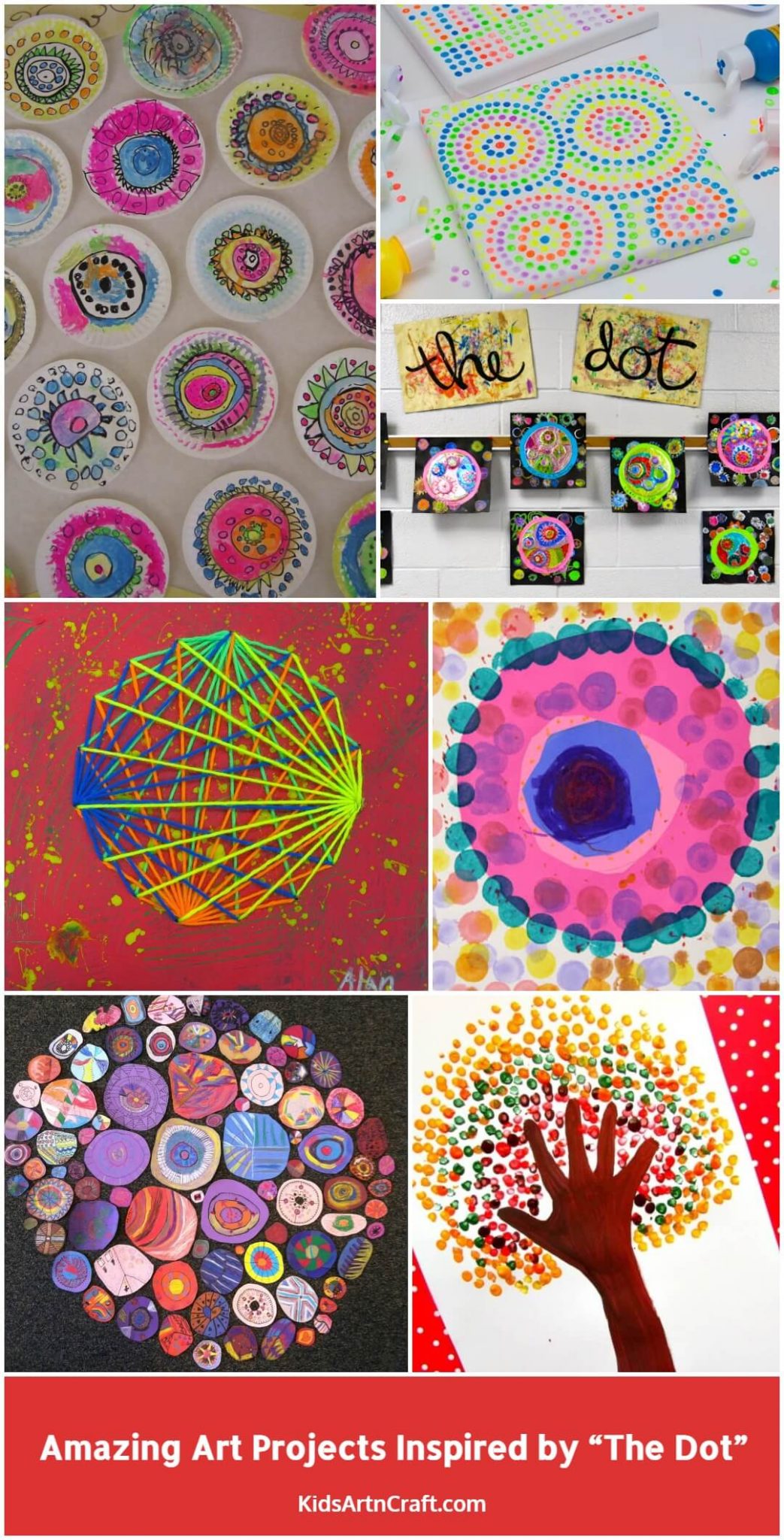 Amazing Art Projects Inspired by “The Dot” - Kids Art & Craft
