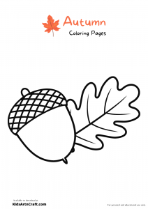Autumn (Fall) Coloring Pages For Kids – Free Printables - Kids Art & Craft