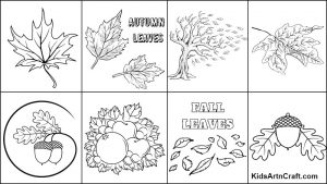 Autumn (Fall) Coloring Pages For Kids – Free Printables - Kids Art & Craft