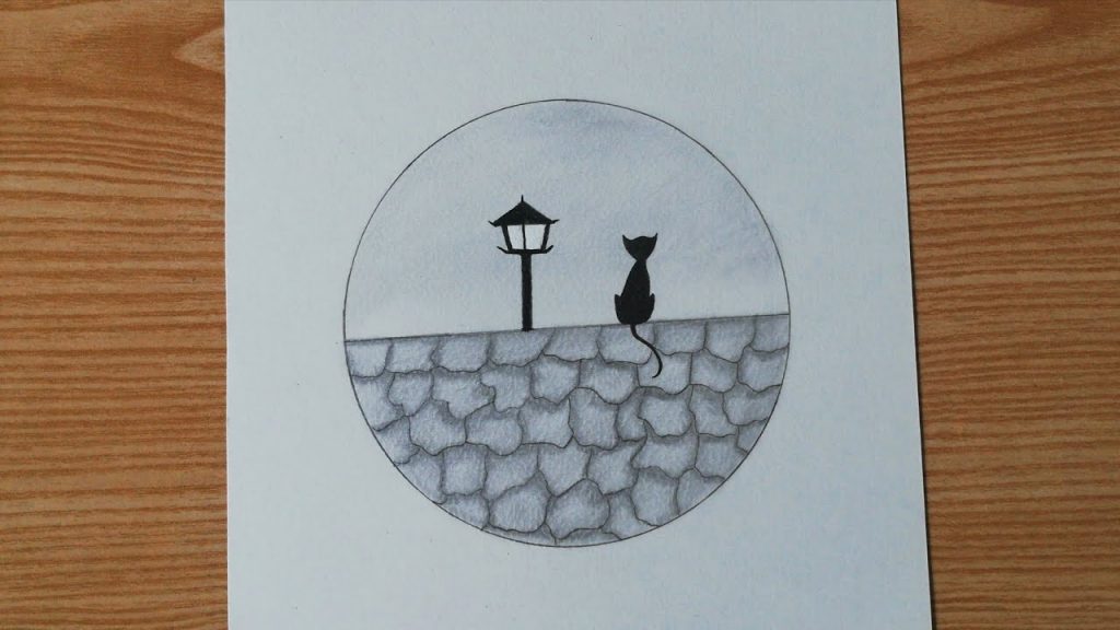 Simple Wall Pencil Drawings For Kids - Kids Art & Craft