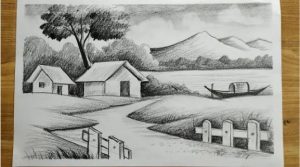 Simple Wall Pencil Drawings For Kids - Kids Art & Craft