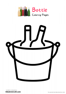 Bottle Coloring Pages For Kids – Free Printable - Kids Art & Craft