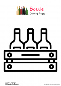 Bottle Coloring Pages For Kids – Free Printable - Kids Art & Craft