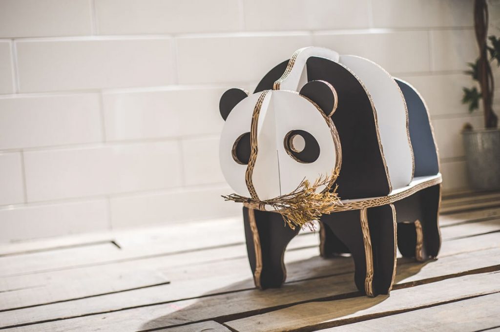 Panda Cardboard Crafts for Kids - Kids Art & Craft
