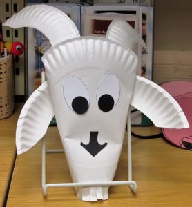 Goat Paper Plate Crafts for Kids - Kids Art & Craft