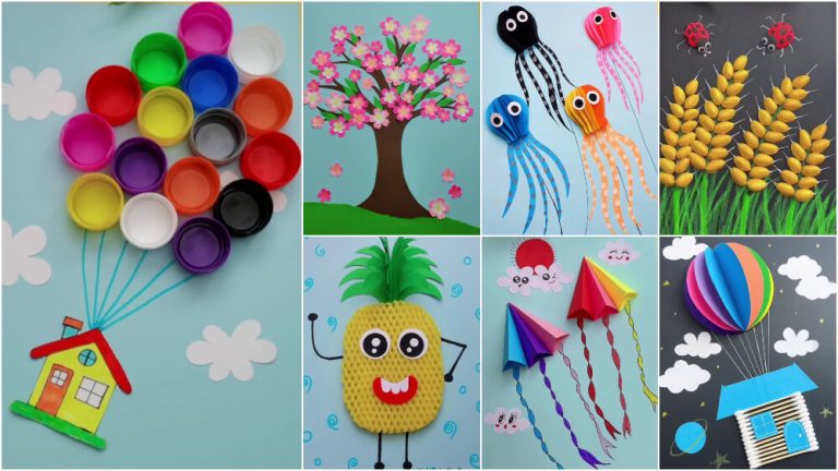 Creative & Simple Paper Crafts to Make With Kids on Holidays - Kids Art ...