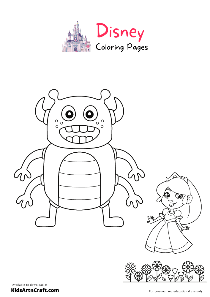 Disney Coloring Pages For Kids – Free Printables - Kids Art & Craft