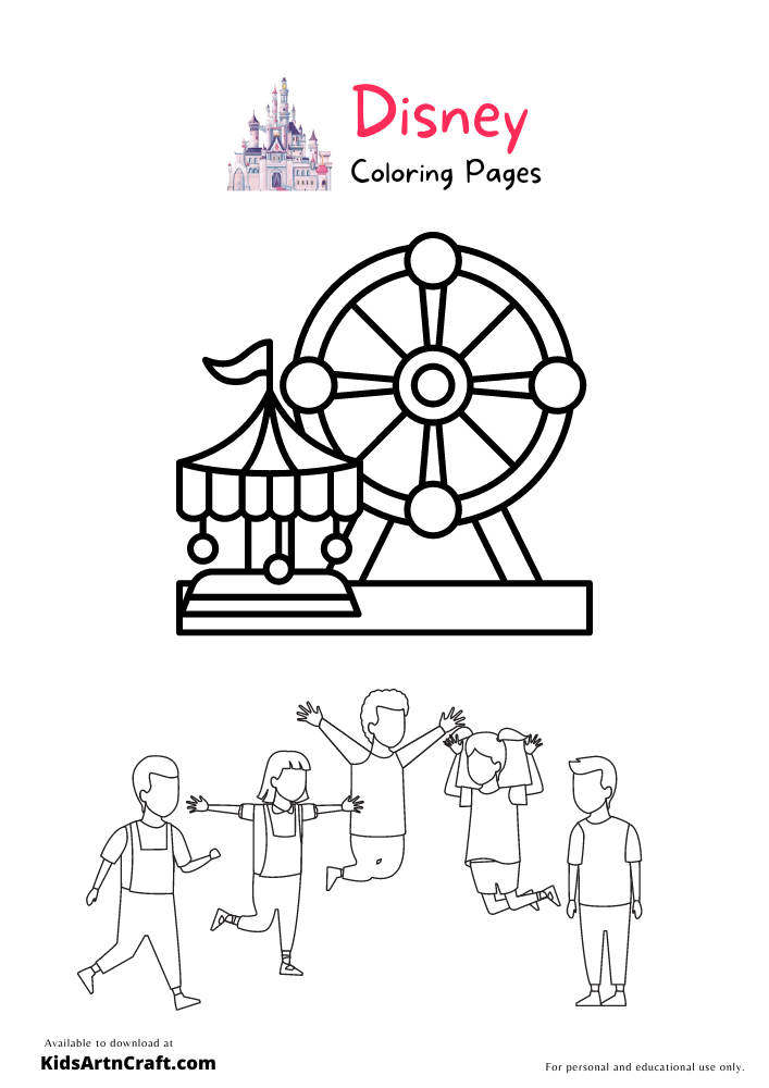 Disney Coloring Pages For Kids – Free Printables - Kids Art & Craft