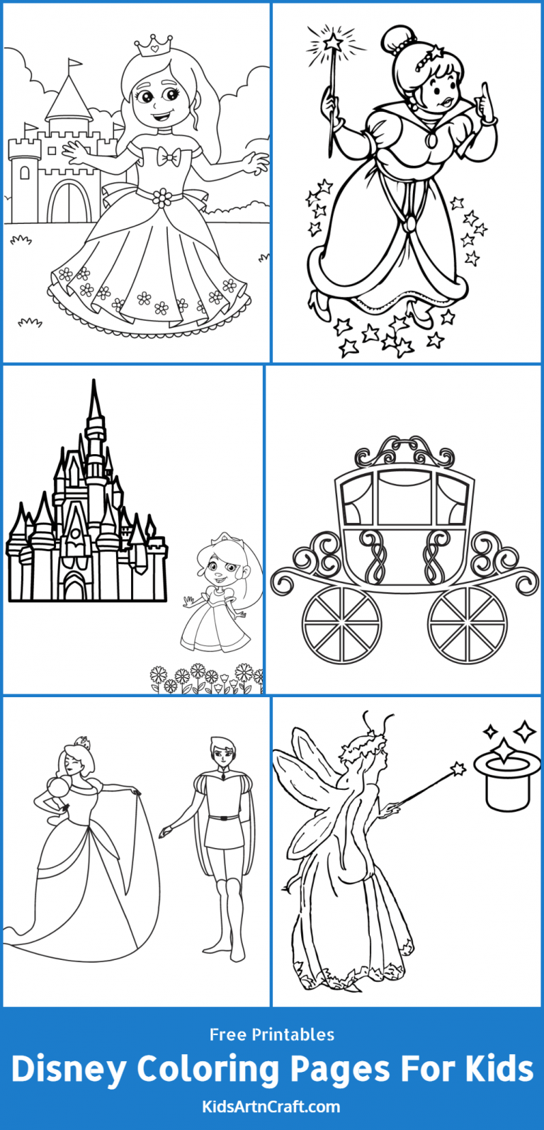 Disney Coloring Pages for Kids - Kids Art & Craft