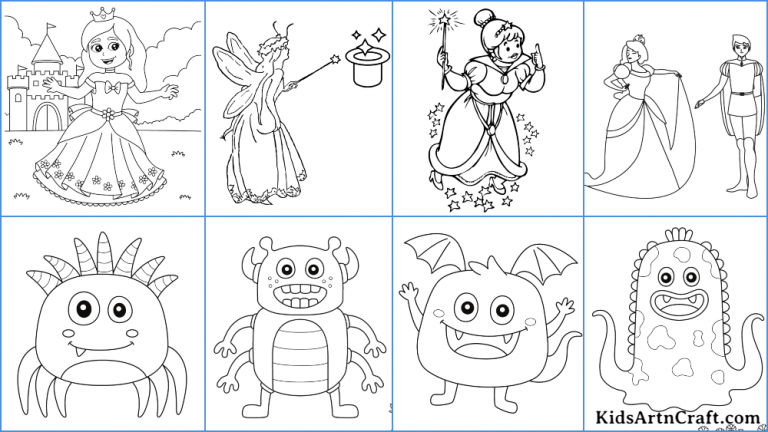 Disney Coloring Pages for Kids - Kids Art & Craft
