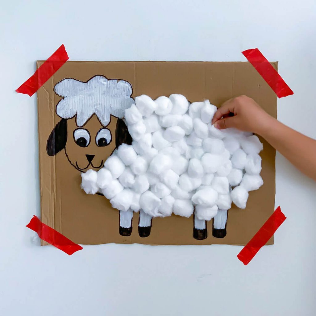Sheep Cardboard Crafts for Kids - Kids Art & Craft