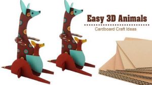 Kangaroo Cardboard Crafts for Kids - Kids Art & Craft