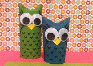 Toilet Paper Roll Owl Crafts for Kids - Kids Art & Craft