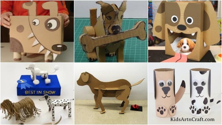 Dog Cardboard Crafts for Kids - Kids Art & Craft