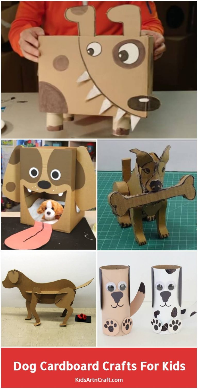 Dog Cardboard Crafts for Kids - Kids Art & Craft