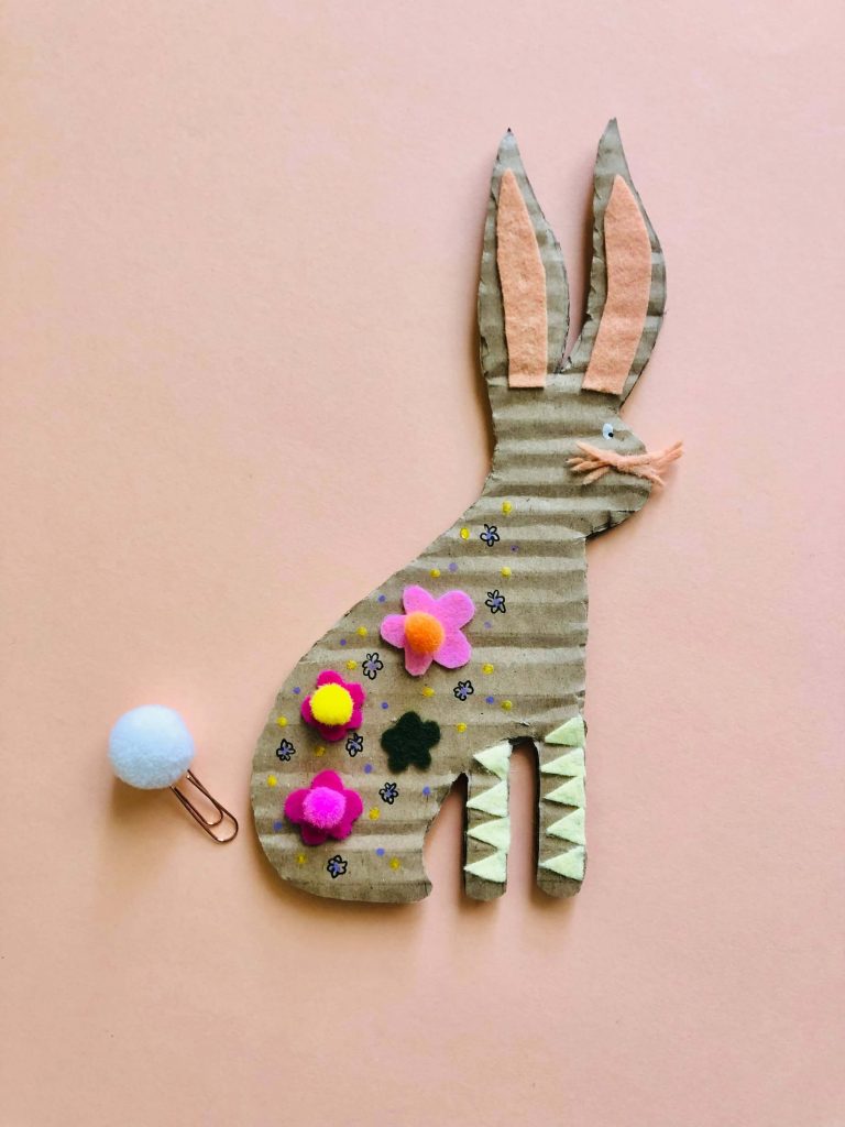 Rabbit Cardboard Crafts for Kids - Kids Art & Craft
