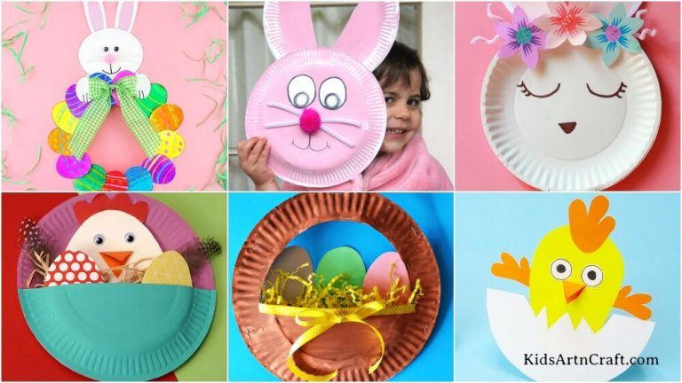 Easter Paper Plate Crafts for Kids - Kids Art & Craft