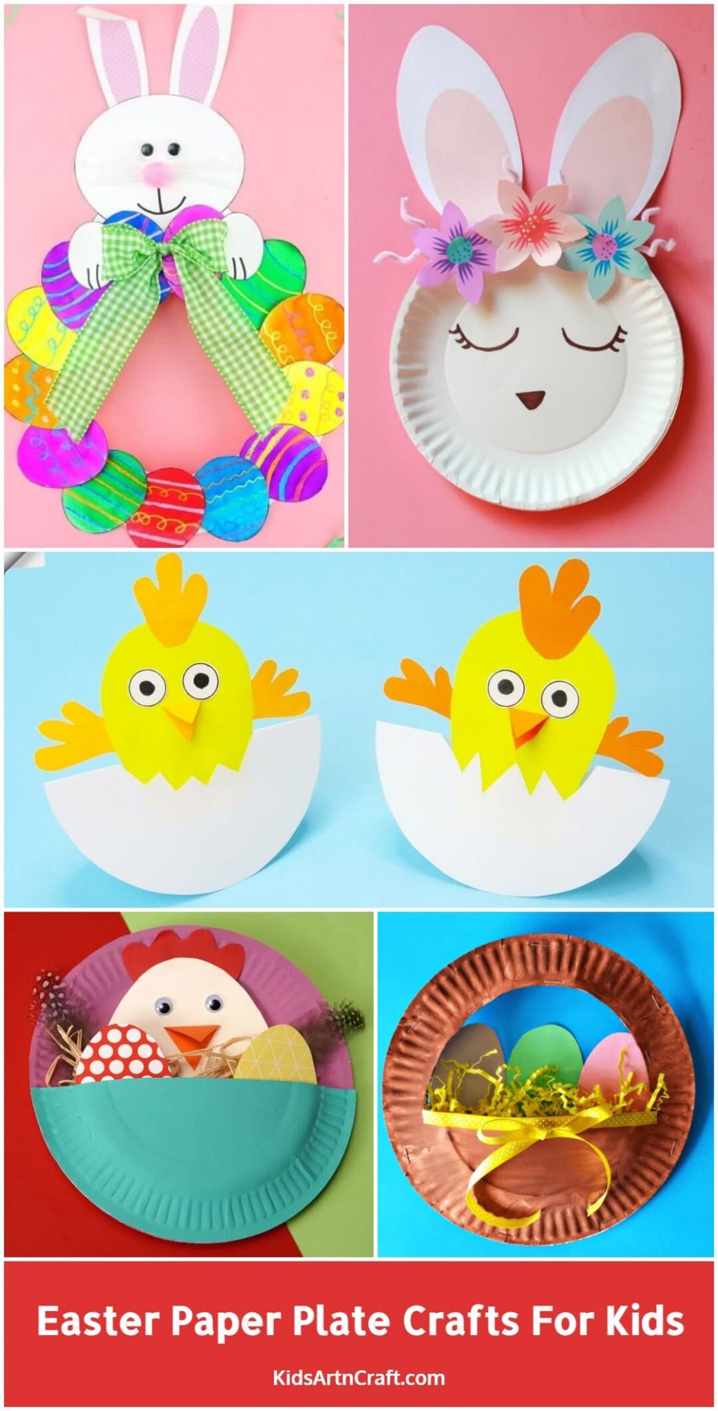 Easter Paper Plate Crafts for Kids - Kids Art & Craft