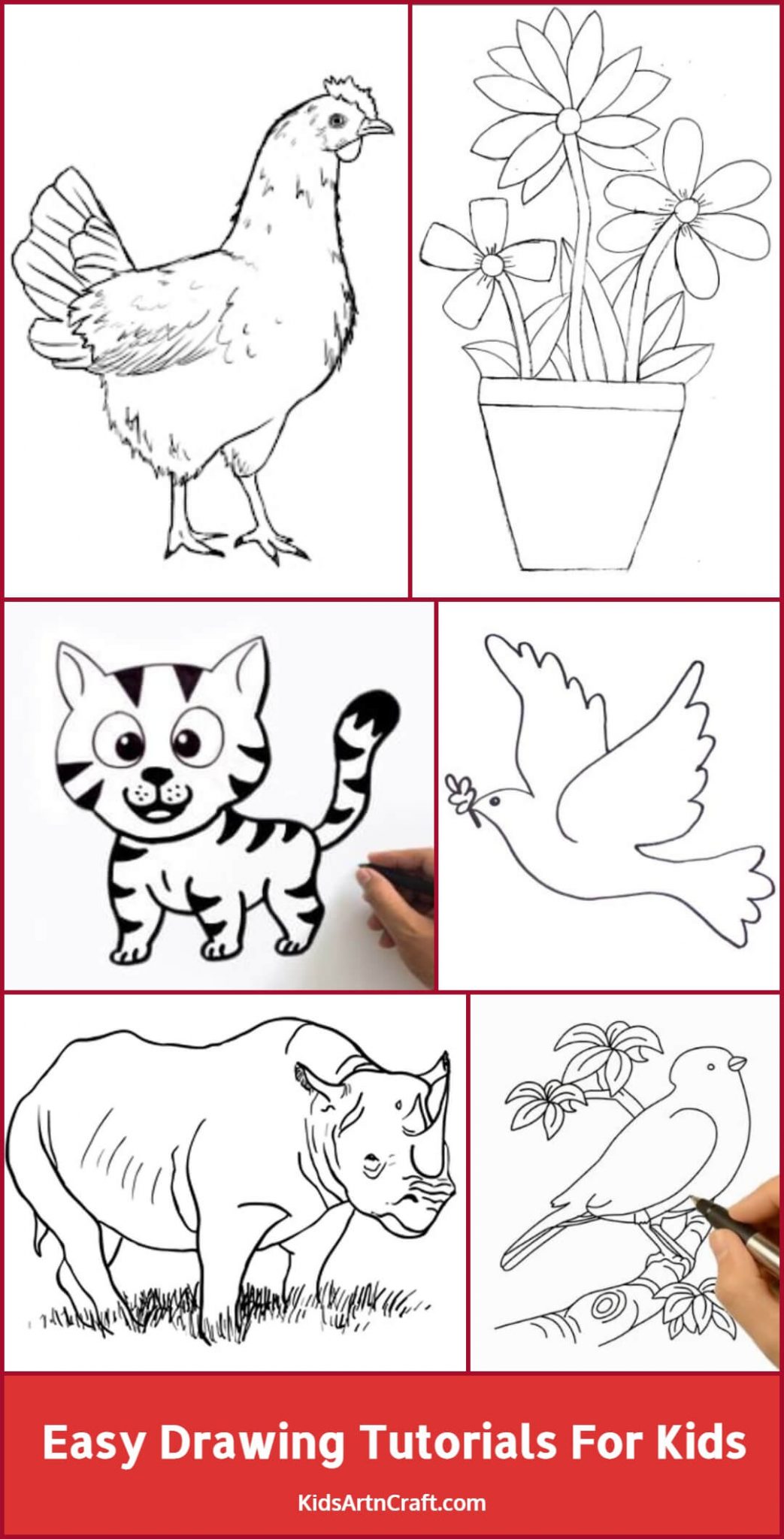 Easy Drawing Tutorials for Kids - Kids Art & Craft