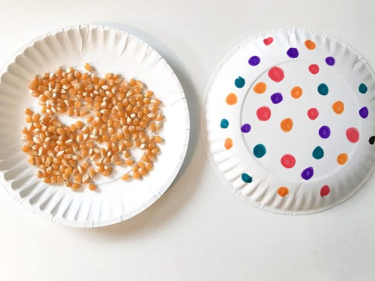 Maize Paper Plate Crafts for Kids - Kids Art & Craft