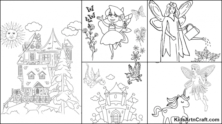 Fairy Tale Coloring Pages For Kids – Free Printables - Kids Art & Craft