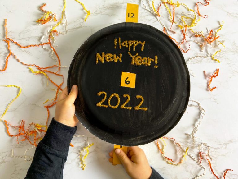 New Year Paper Plate Crafts for Kids - Kids Art & Craft