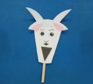 Goat Paper Plate Crafts for Kids - Kids Art & Craft