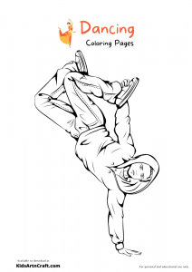 Dancing Coloring Pages For Kids – Free Printables - Kids Art & Craft