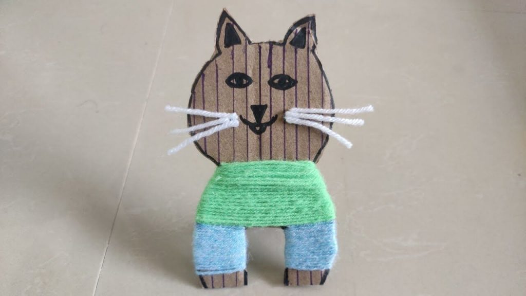 Cat Cardboard Crafts for Kids – Simple & Creative - Kids Art & Craft