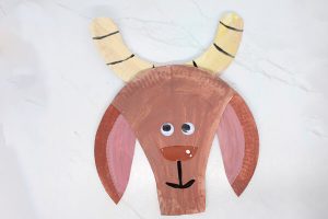 Goat Paper Plate Crafts for Kids - Kids Art & Craft
