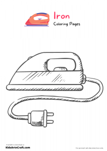 Iron Coloring Pages For Kids-Free Printable - Kids Art & Craft