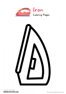 Iron Coloring Pages For Kids-Free Printable - Kids Art & Craft