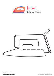 Iron Coloring Pages For Kids-Free Printable - Kids Art & Craft