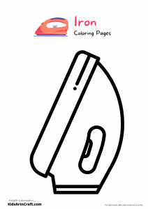 Iron Coloring Pages For Kids-Free Printable - Kids Art & Craft
