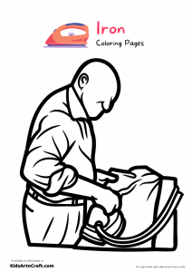 Iron Coloring Pages For Kids-Free Printable - Kids Art & Craft