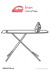 Iron Coloring Pages For Kids-Free Printable - Kids Art & Craft