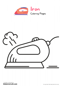 Iron Coloring Pages For Kids-Free Printable - Kids Art & Craft