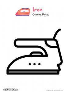 Iron Coloring Pages For Kids-Free Printable - Kids Art & Craft