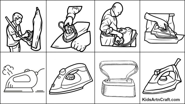 Iron Coloring Pages For Kids-Free Printable - Kids Art & Craft