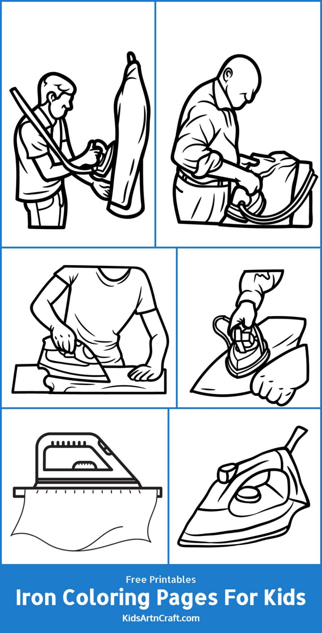 Iron Coloring Pages For Kids-Free Printable - Kids Art & Craft